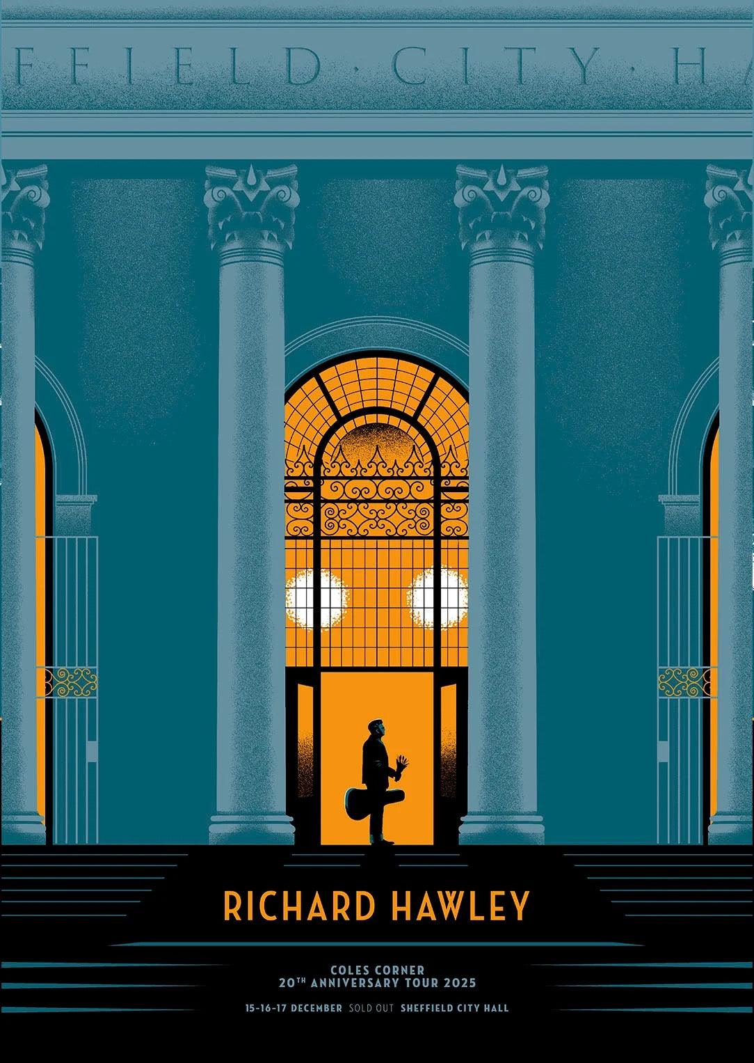 SIGNED - Sheffield City Hall Screen Print Poster - Ltd Ed – Richard ...